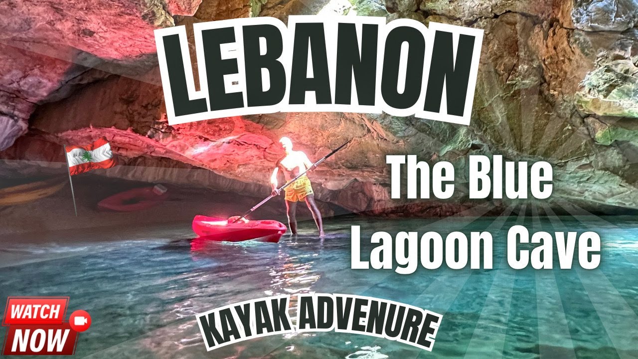 Adventure in Lebanon: Kayaking to the Hidden Blue Lagoon Cave at Byblos ...