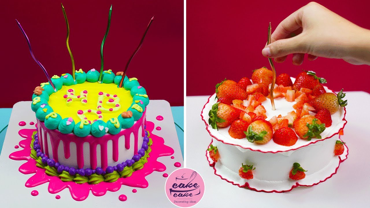 So Amazing Colorful Cake Decorating Tutorials For Cake Lovers ...