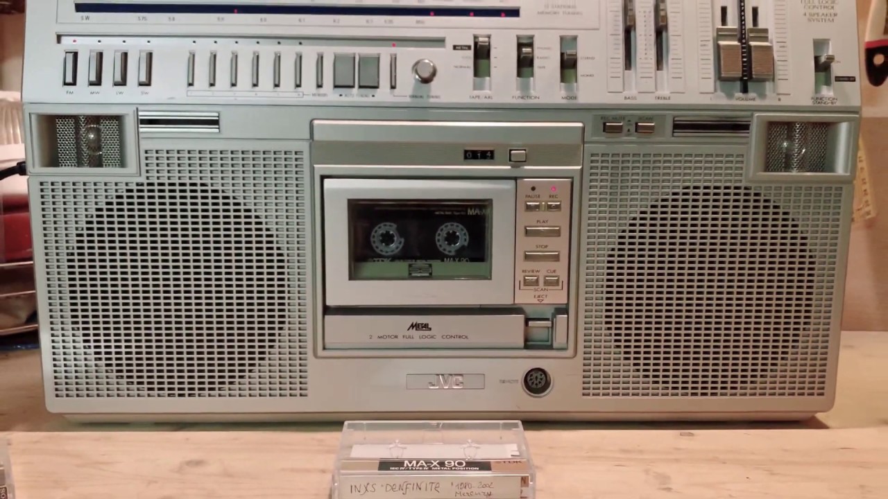 JVC RC-M80. Stereo records. Запись на ленту металл TDK MA-X90. - YouTube