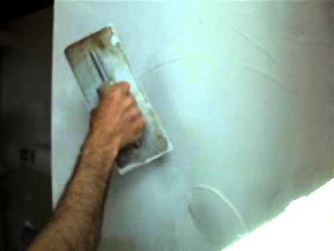 Hand Trowelled Plaster Finish - YouTube