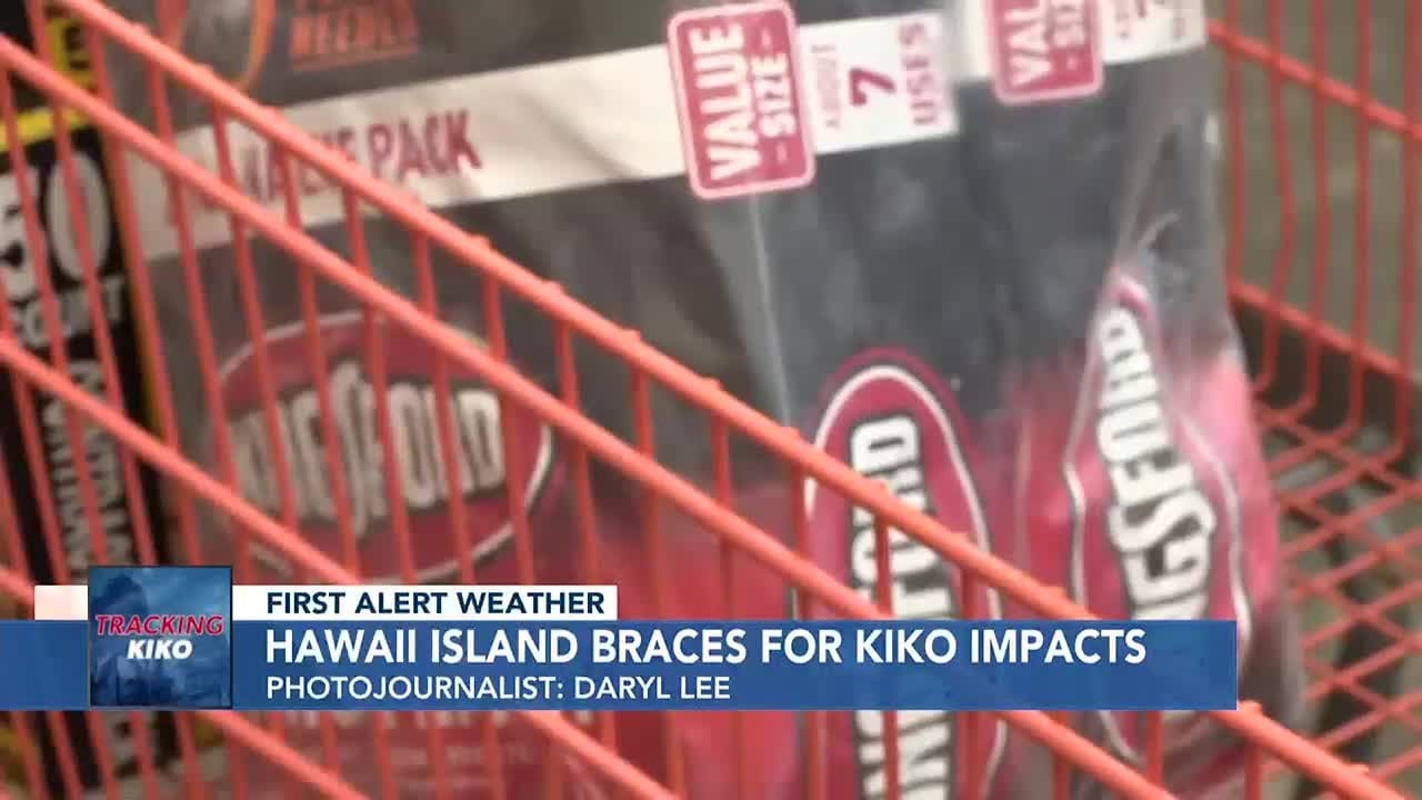 Hawaii Island braces for Hurricane Kiko impacts