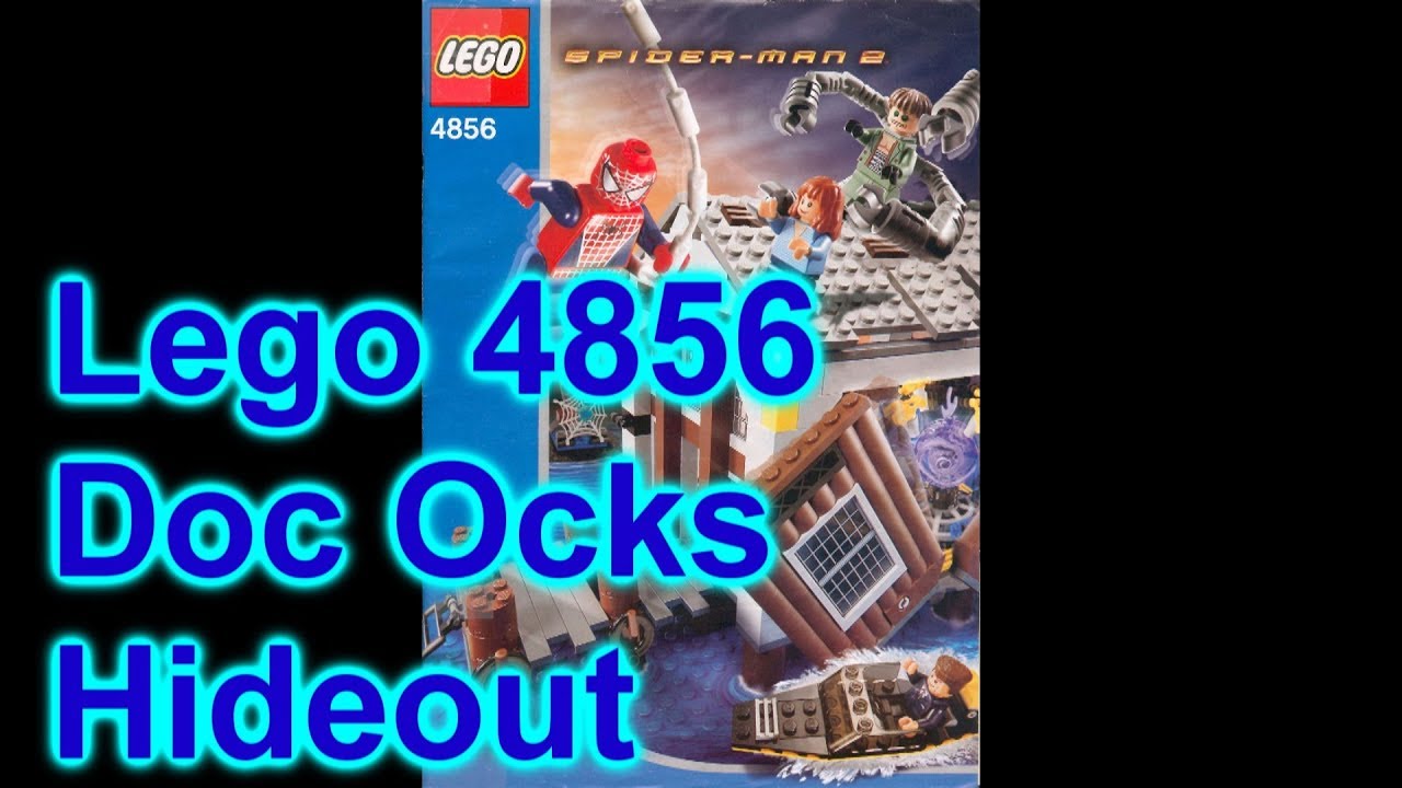 LEGO 4856 Spiderman Doc Ock's Hideout Instruction Manual - YouTube