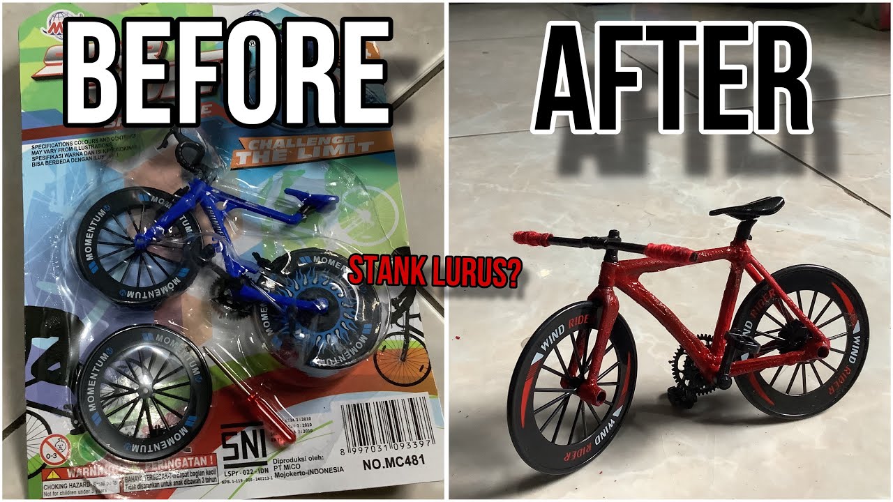 TUTORIAL CARA MEMBUAT MINIATUR FIXIE TAPI STNK NYA LURUS??! GAMPANG ...
