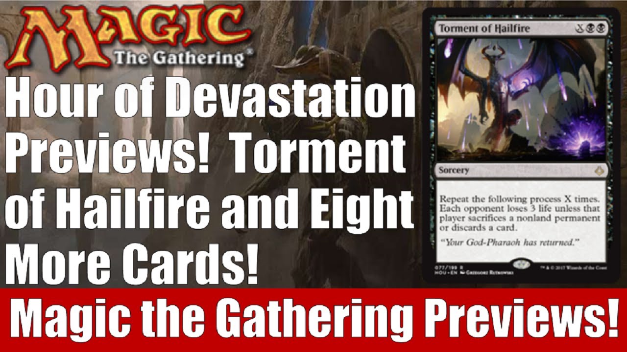 MTG Hour of Devastation Previews: Torment of Hailfire and 8 More Cards ...