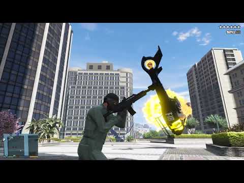 GTA 5 - FIB Building Massacre + Ten Star Escape