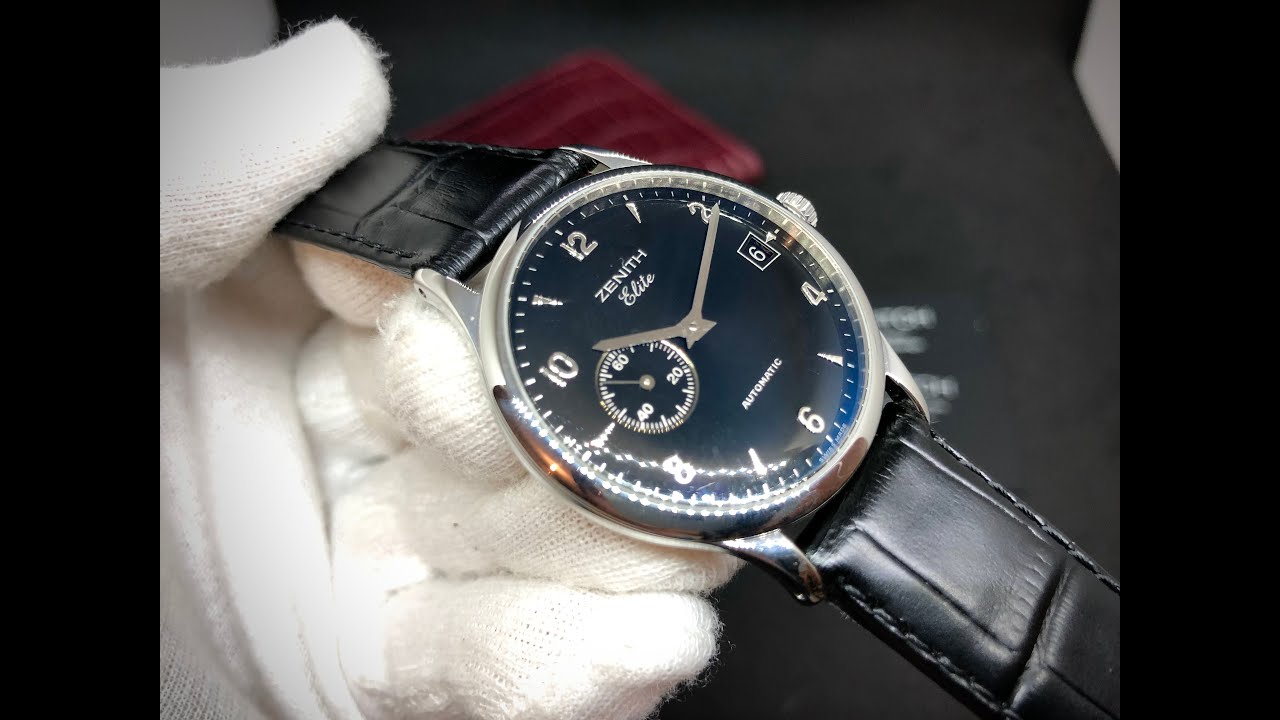 ZENITH Elite Automatic Ultra Slim | BS-WATCH.FR - YouTube
