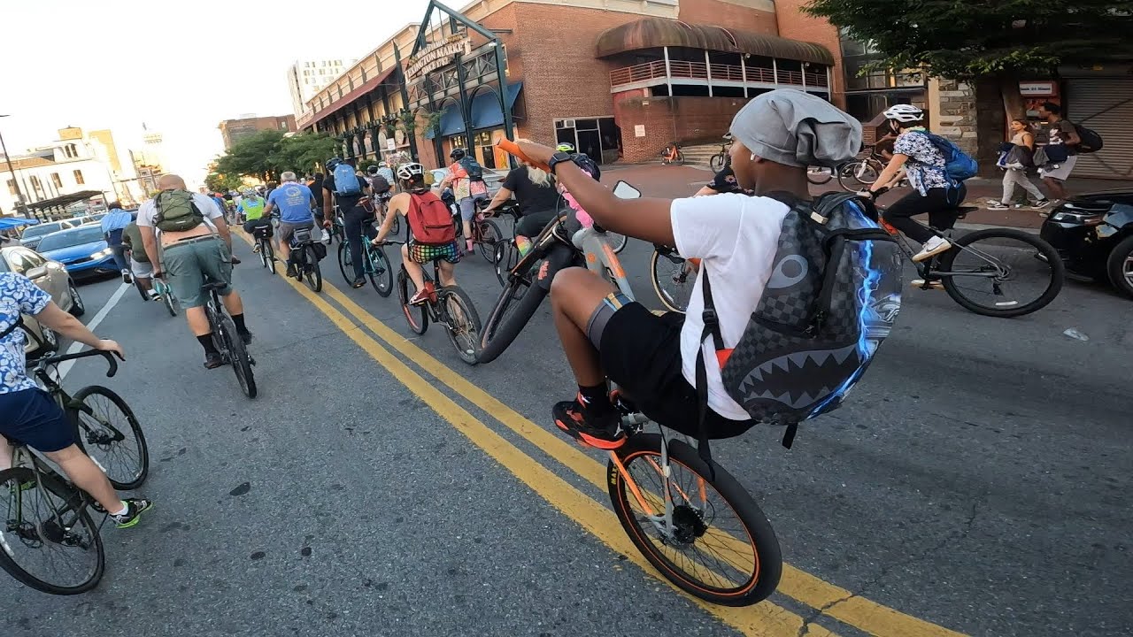 Baltimore Bike Party (May) - YouTube