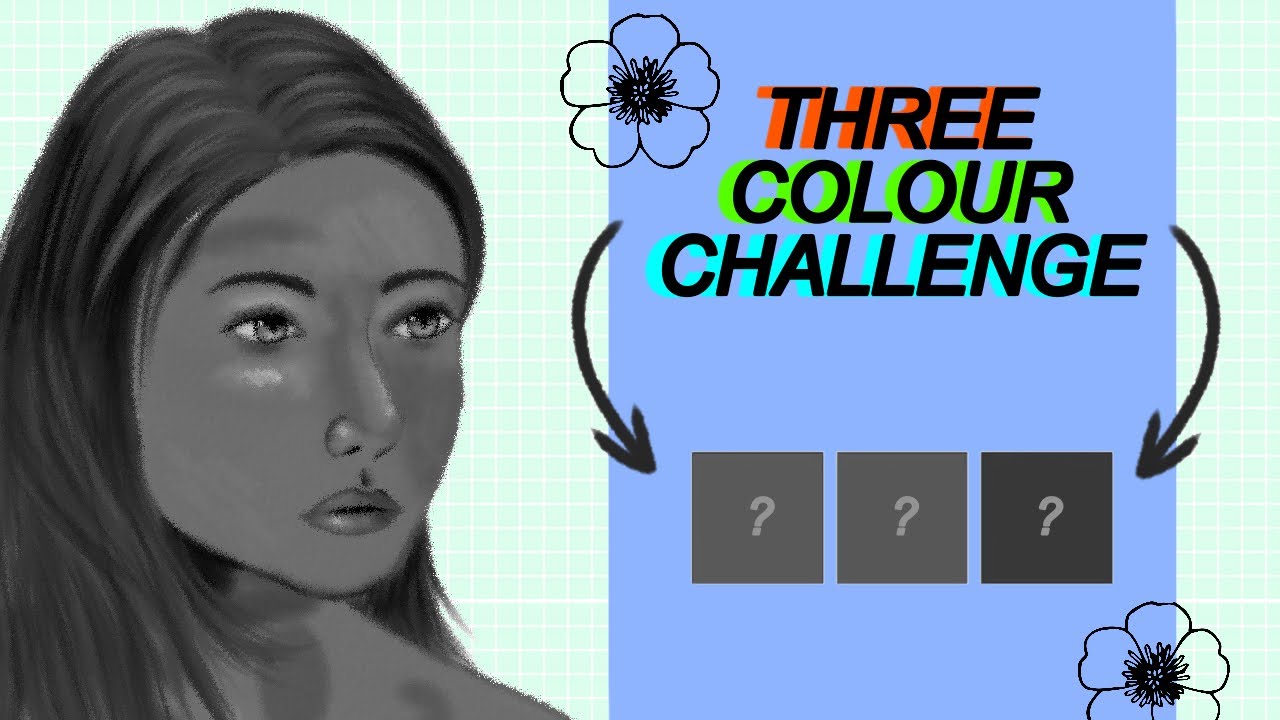 HOW DO I USE THESE COLOURS?! | Three Colour Challenge - YouTube