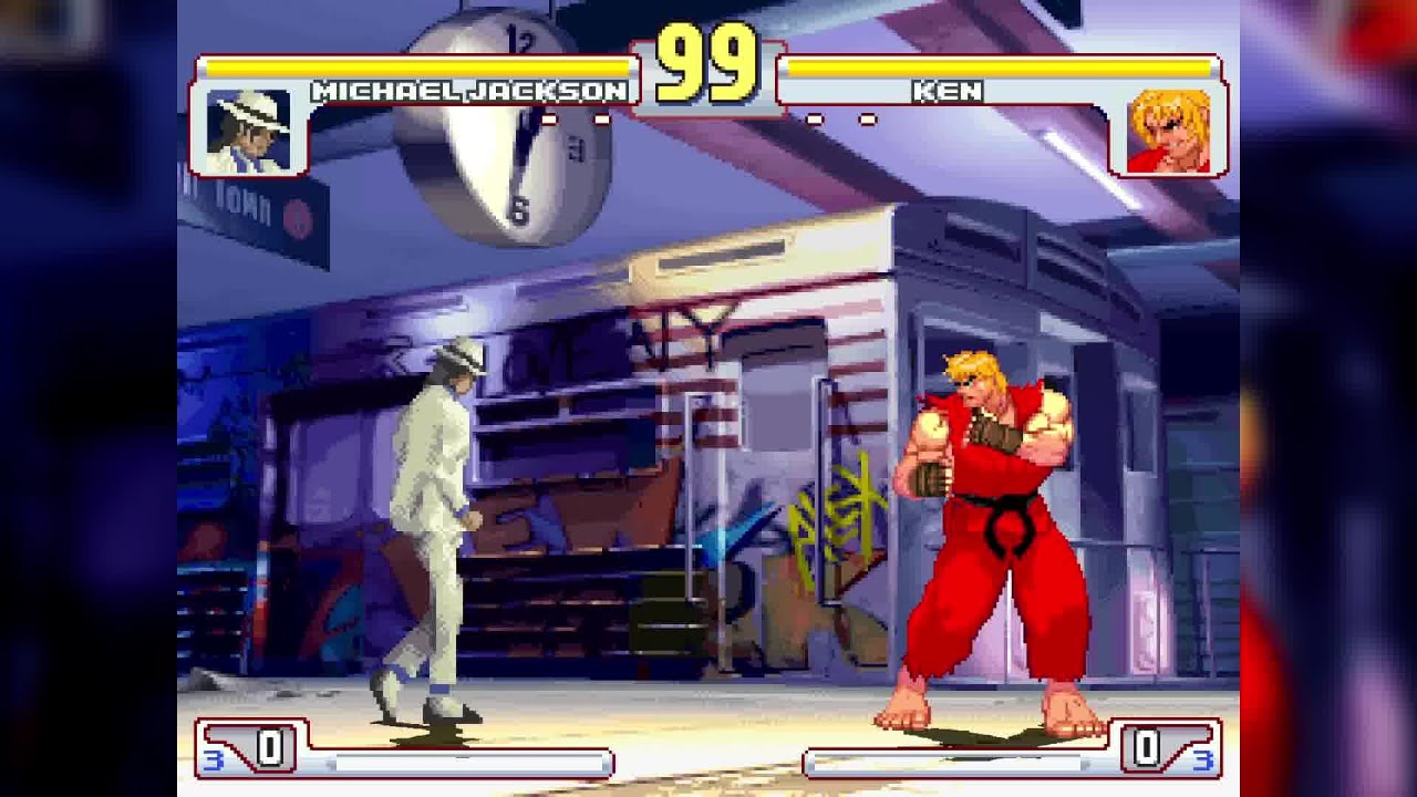 Michael Jackson vs. Street Fighter 3 - YouTube