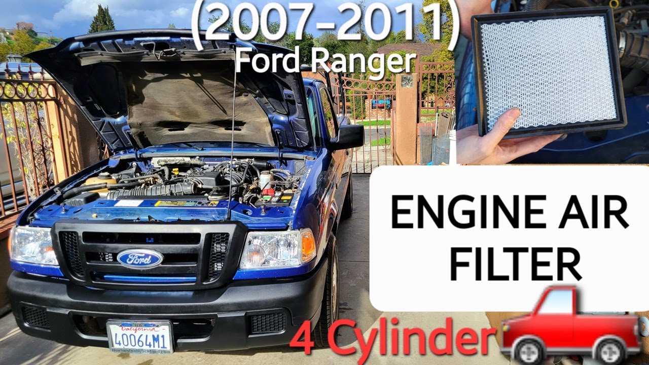 ENGINE AIR FILTER Ford Ranger 2 3L 4 Cylinder YouTube
