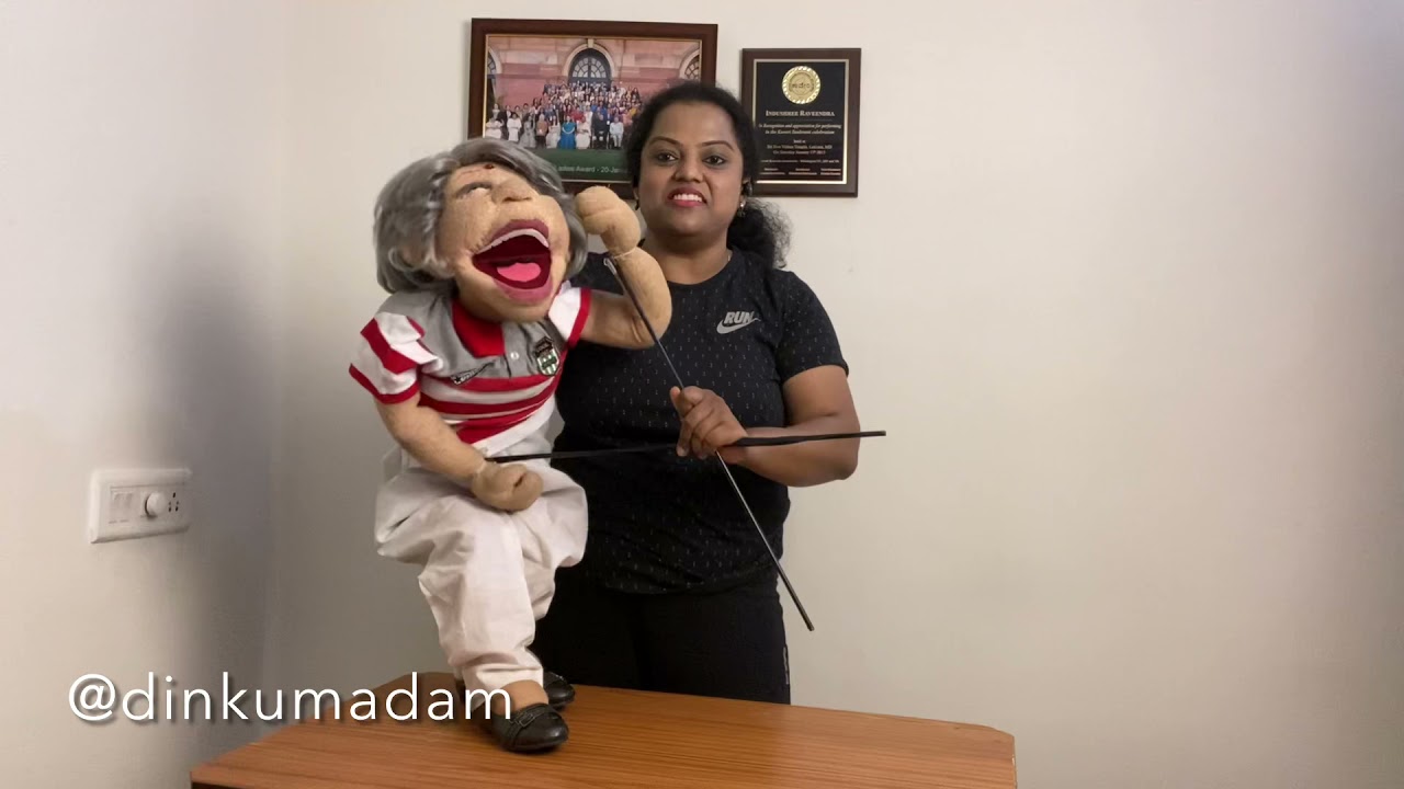 Yoga by Shakku Daadi by Ventriloquist Indushree Raveendra - YouTube