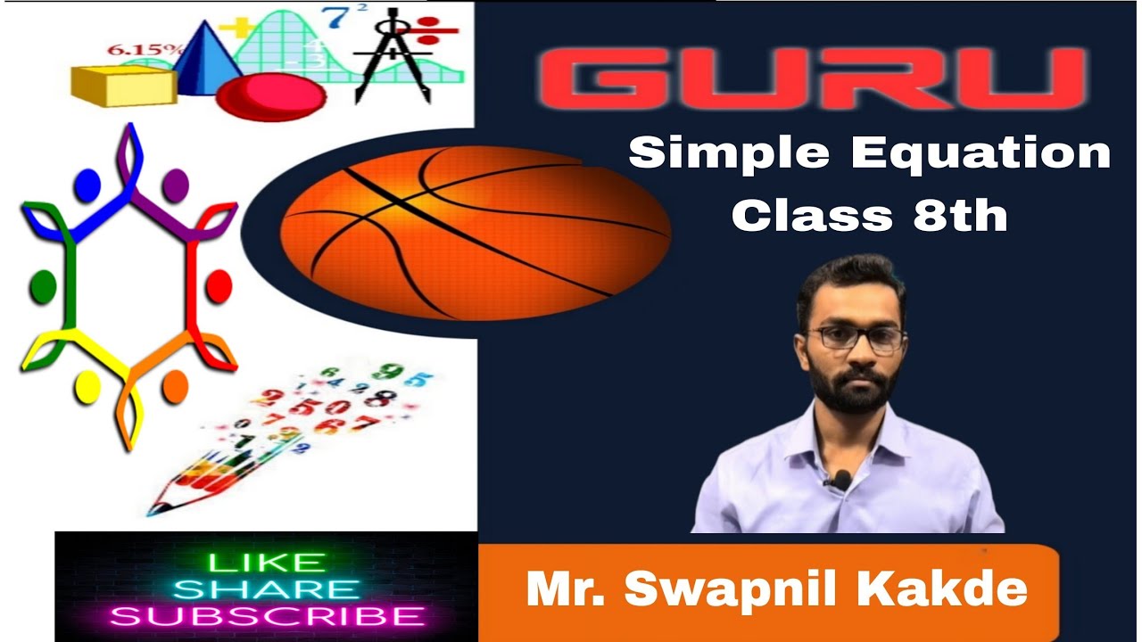 Simple Equation Class 8th Mathematics YouTube simple-equation-class-8th-mathematics-youtube