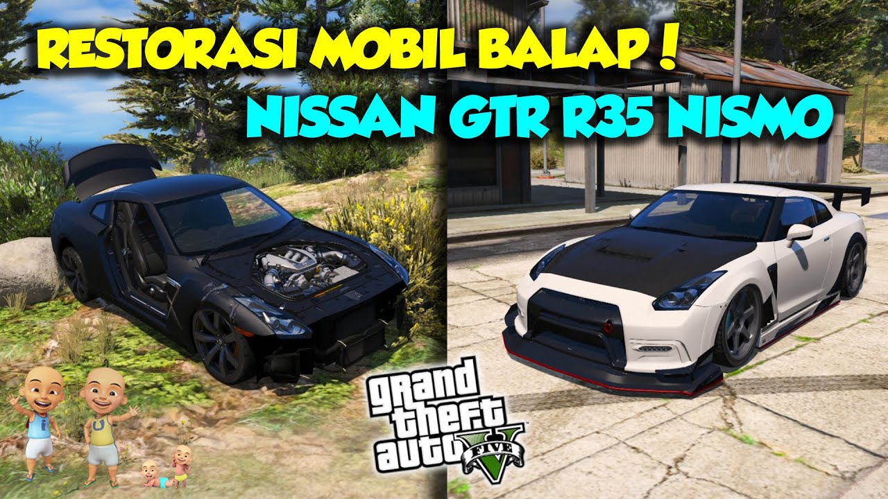 MISI EPIC MODIF MOBIL BALAP NISSAN GTR R35 NISMO DI GTA V - GTA 5 MOD ...