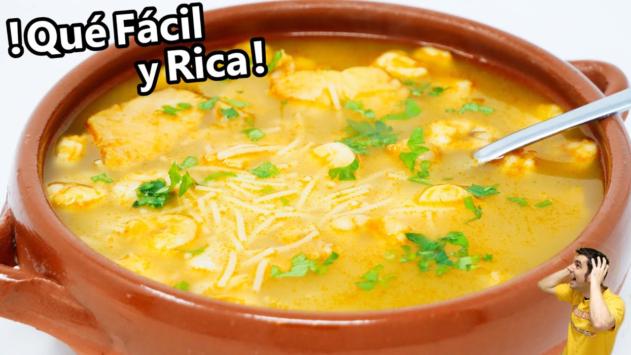 Cómo hacer una SOPA RIQUÍSIMA MUY FÁCIL Diferente y DELICIOSA 😍🍵😋con ...