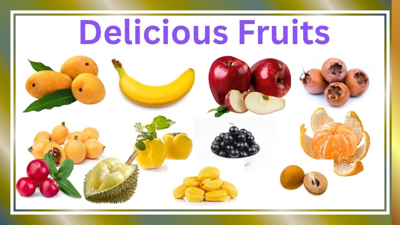 Fruits Name for Toddler | First Words for Babies | Learning Videos for ...