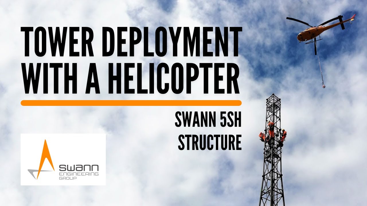 Utilising a Helicopter Lift for a Tower Deployment in Scotland | Swann ...