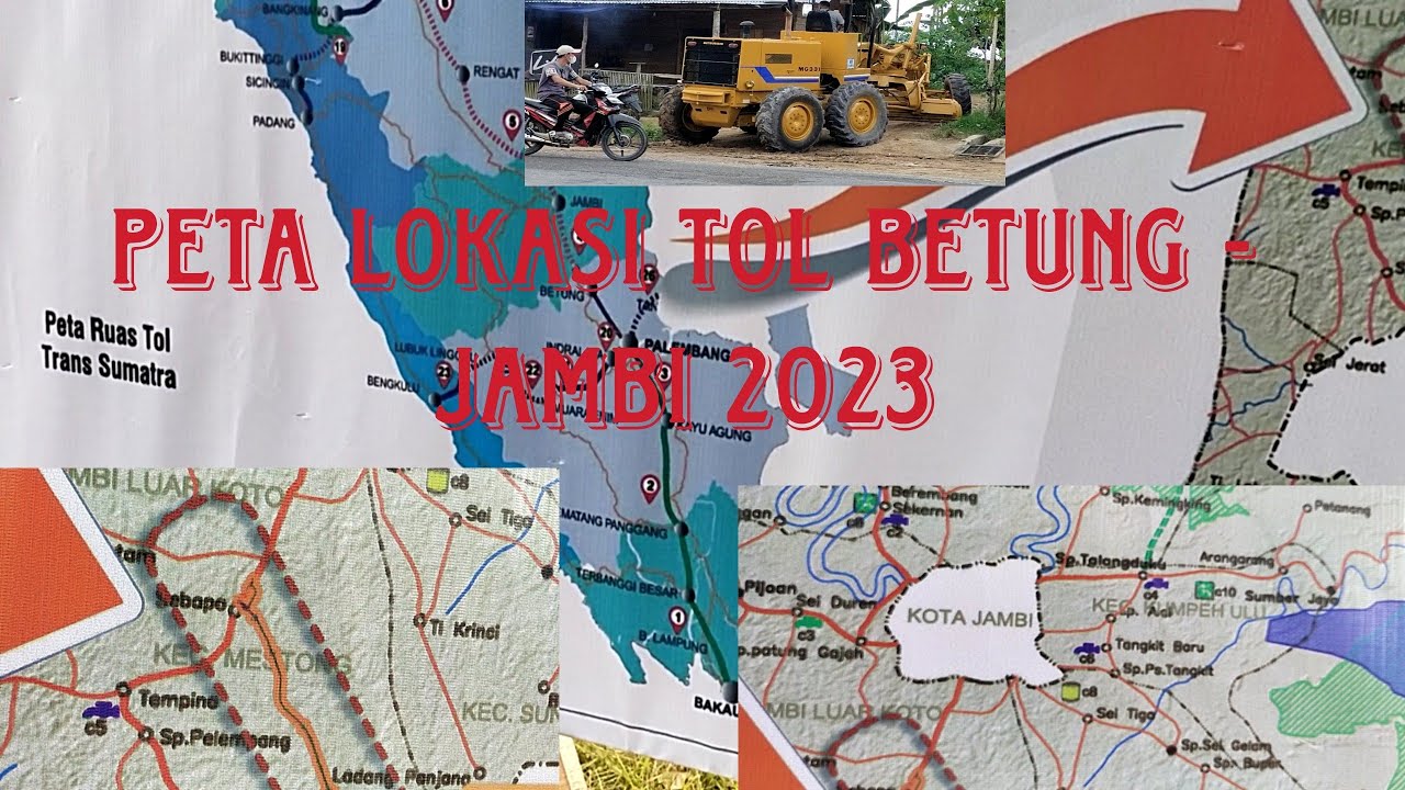 TOL SUMATERA/Peta lokasi tol betung-jambi 2023#toljambi - YouTube