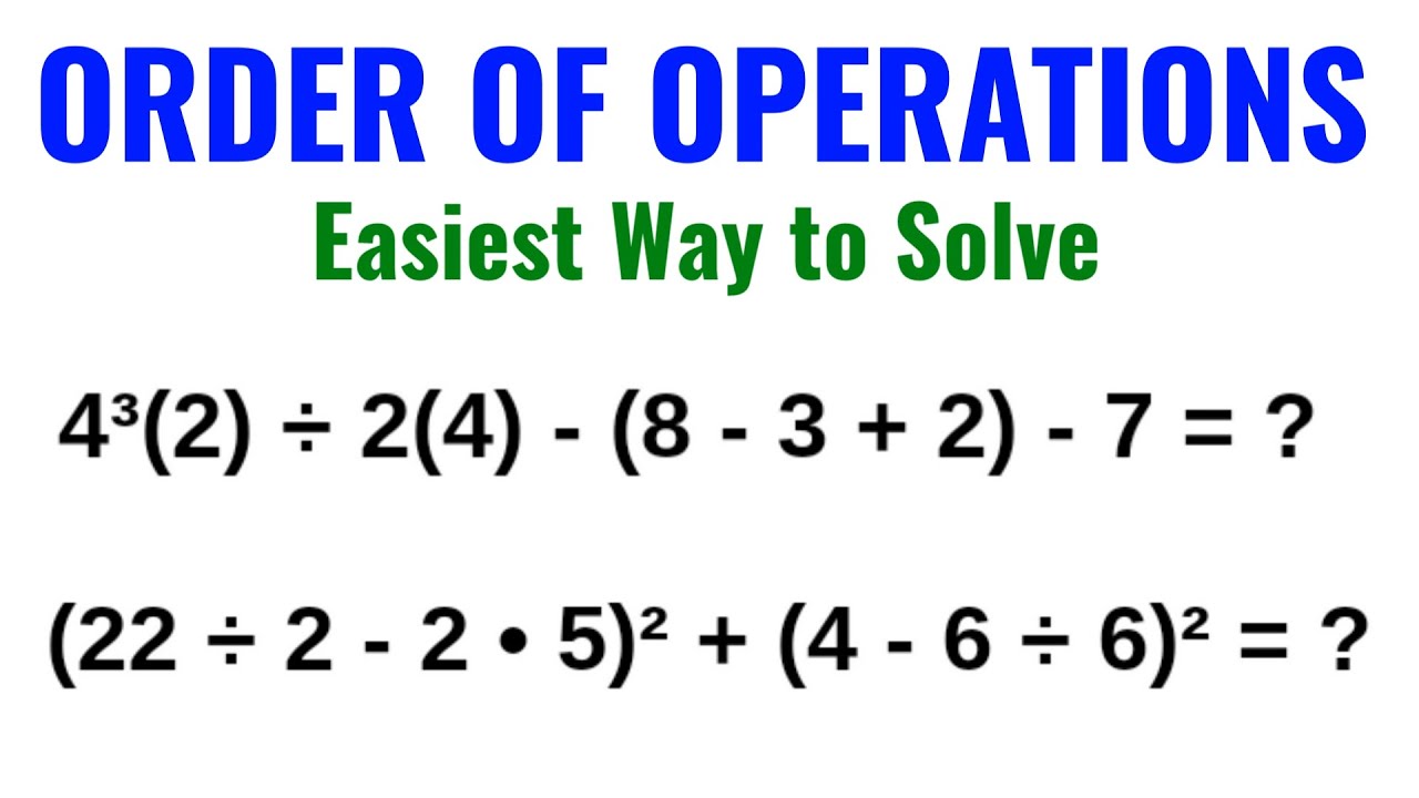 Order Of Operations Easiest Way To Solve YouTube order-of-operations-easiest-way-to-solve-youtube