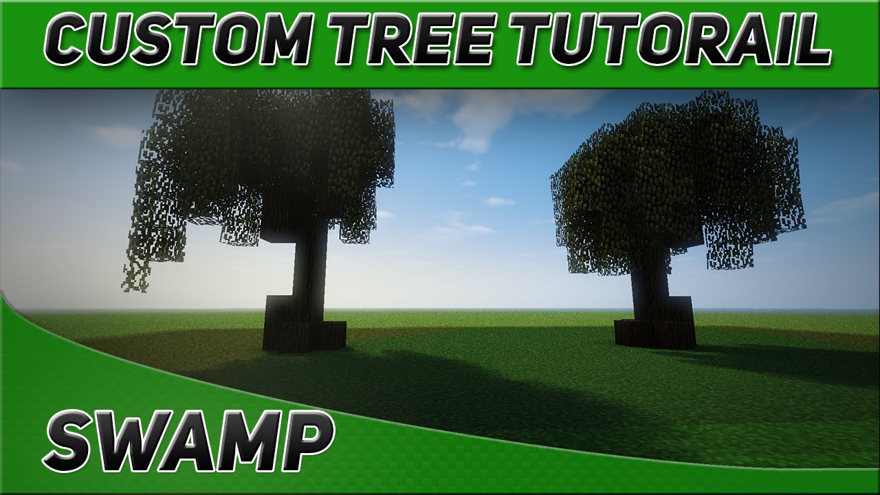 Minecraft Tree Tutorials ~ Swamp Tree - YouTube