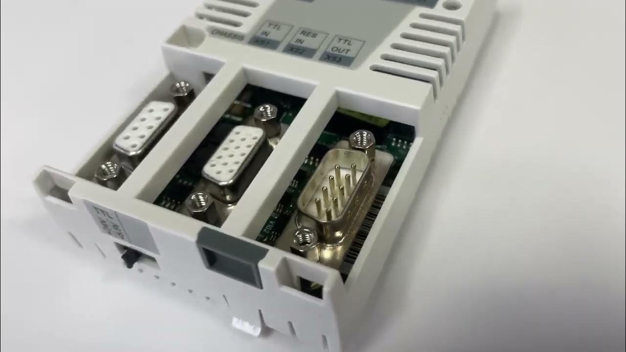 ABB rotary encoder interface module FEN-21 - YouTube