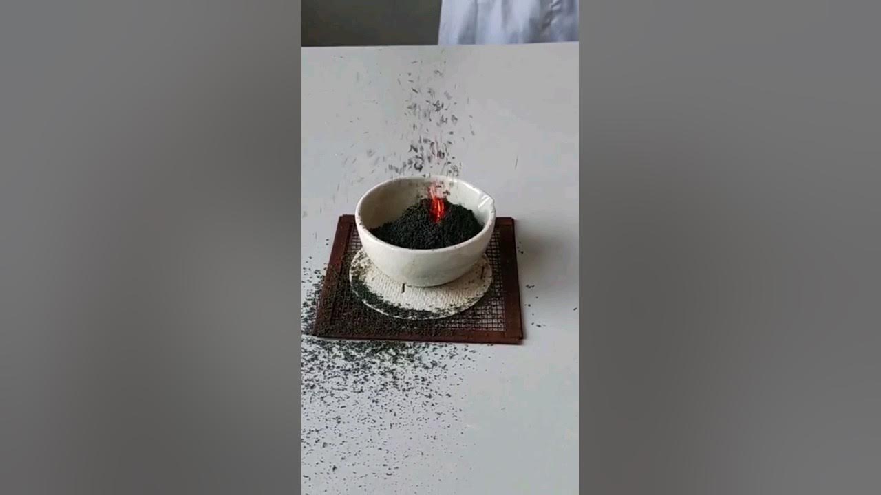 Вулкан Беттгера 🌋 #вулкан #химия #опытыдлядетей - YouTube