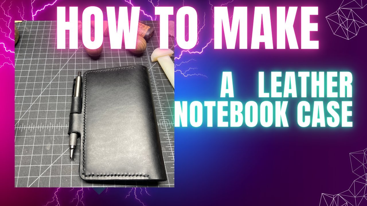 Notebook Cover with a PEN CLOSURE - YouTube