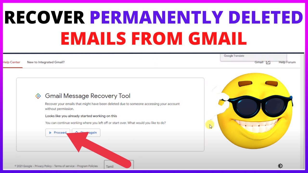 Recover Permanently Deleted Emails From Gmail YouTube Recover Permanently Deleted Emails From Gmail YouTube