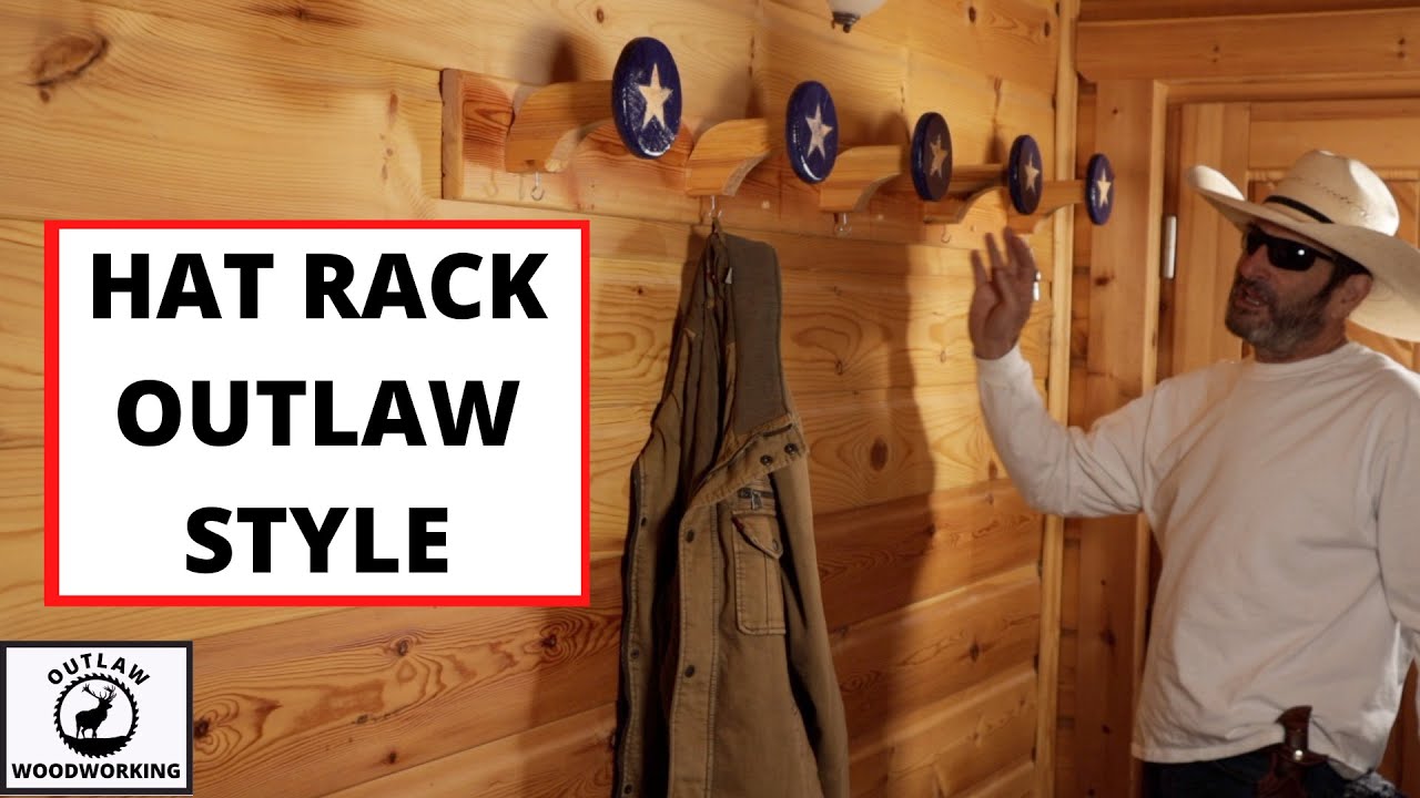 HAT RACK OUTLAW STYLE - YouTube