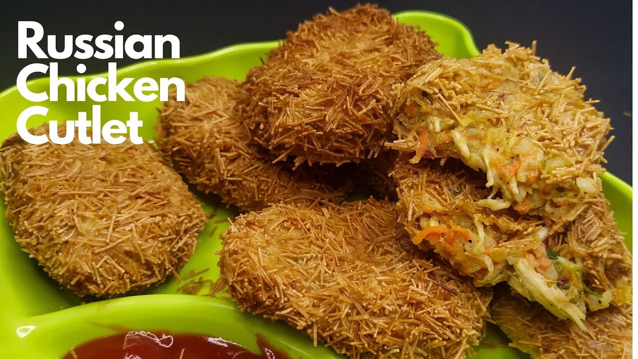 Chicken Russian Cutlet Recipe – Best Starter Russian Cutlet | Russian ...