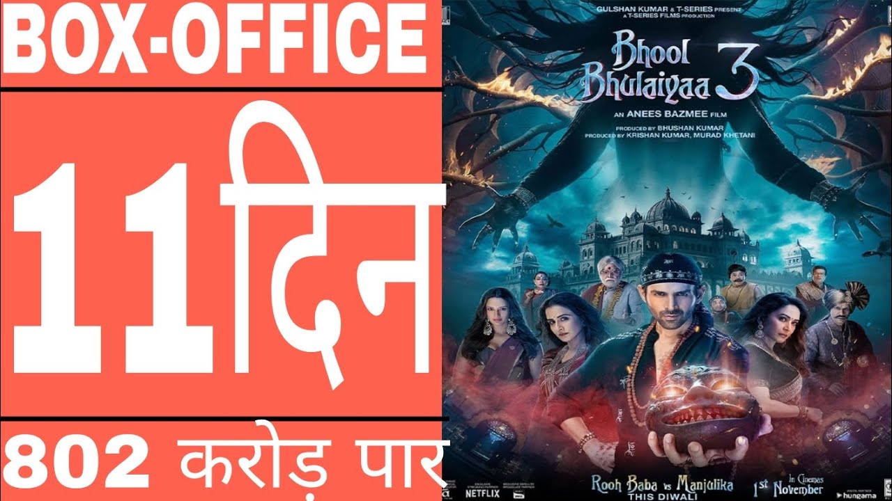 bhool bhulaiya 3 11 day collection bhool bhulaiya 3 11 day box office ...