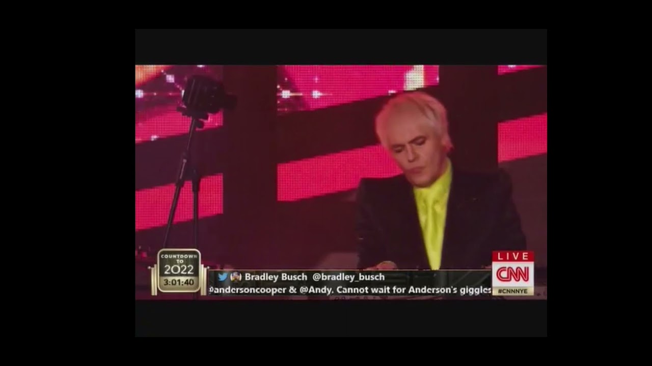 Duran Duran perform All of you - New Year's Eve - Anderson Cooper ...