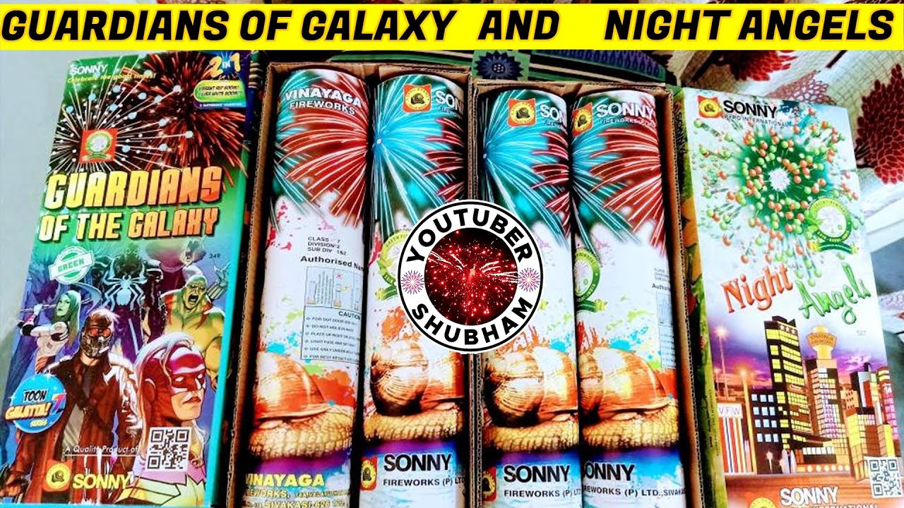Guardians of Galaxy vs Night Angels from Sonny Fireworks - YouTube