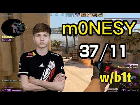 【CSGO POV】m0NESY（37-11）Ace! - w/b1t (Mirage) 🔥 FACEIT POV - YouTube