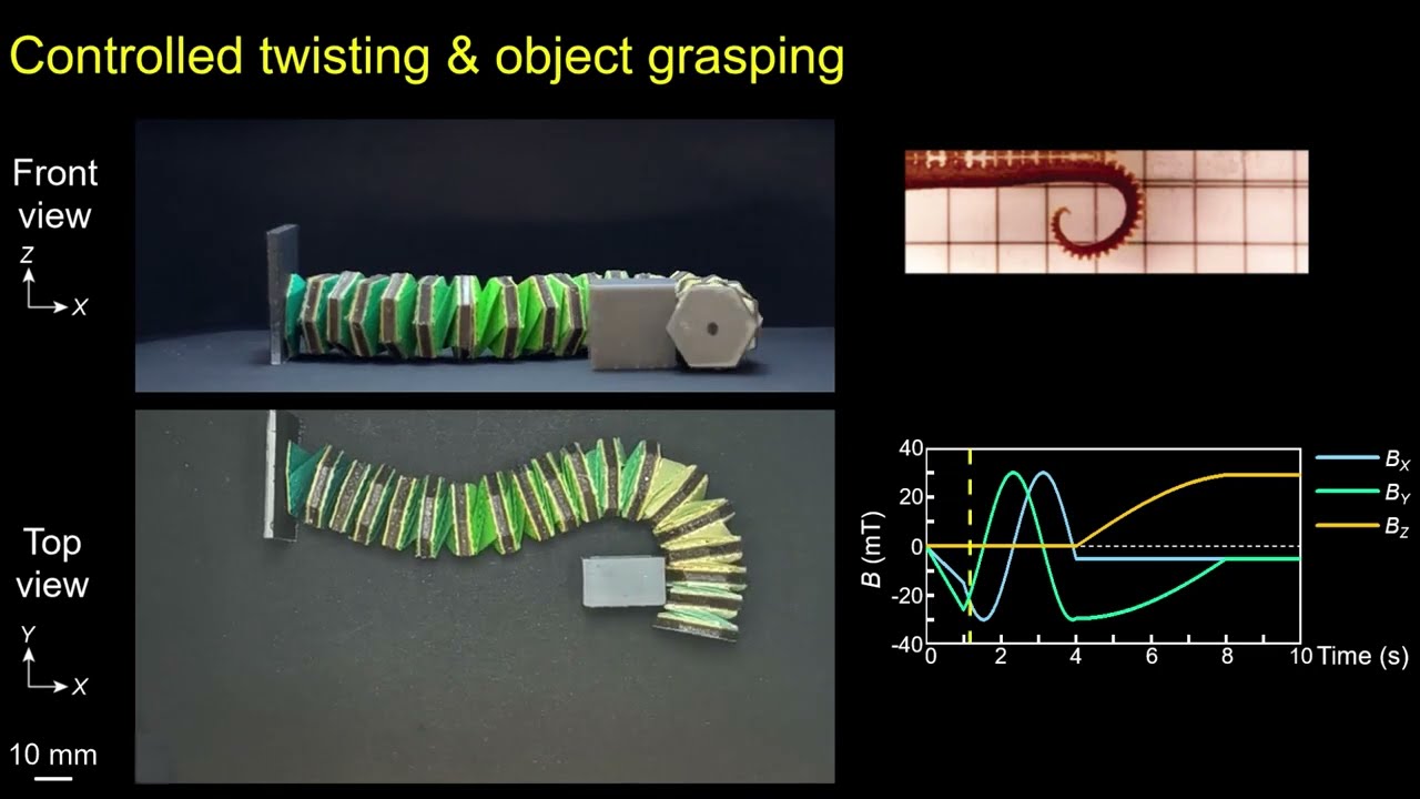 Stretchable origami robotic arm with omnidirectional bending and ...
