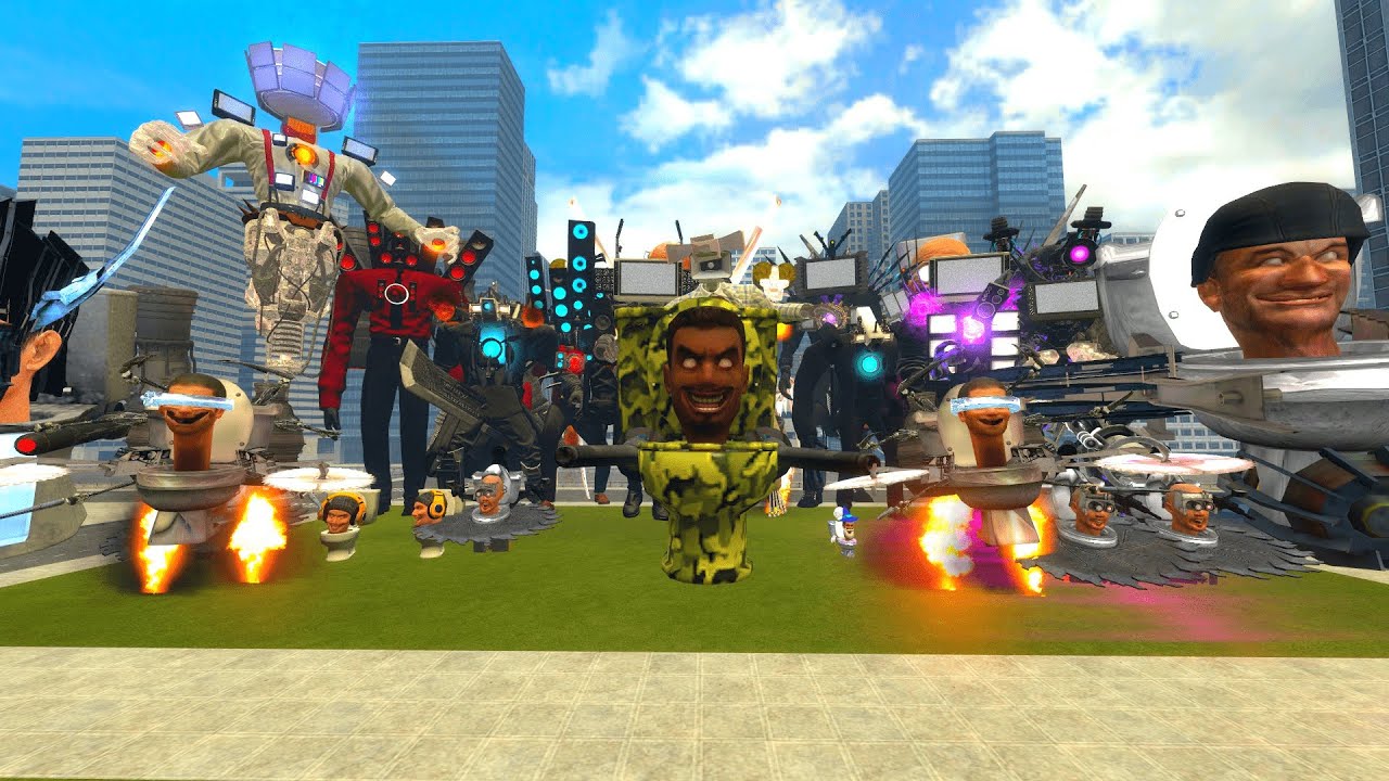 BOSS UPDATED CAMERAMAN , SPEAKER MAN, TVMAN VS SKIBIDI TOILET UPDATED ...