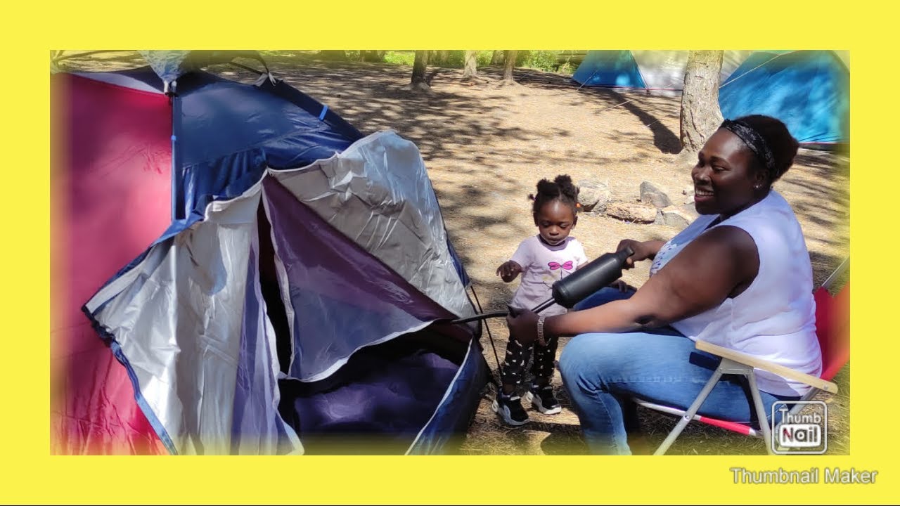 MY FIRST CAMPING EXPERIENCE - YouTube