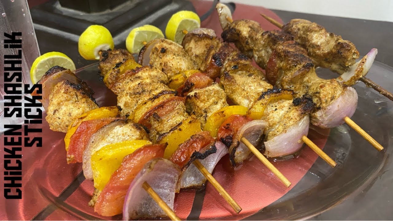 Chicken shashlik sticks| shashlik recipe - YouTube