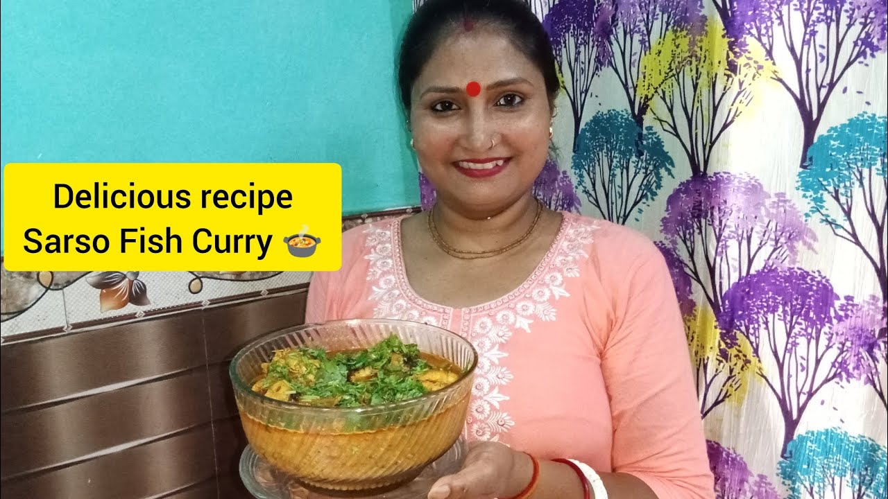 Today's recipe is delicious sarso fish curry 🍲😋...#newrecipe #fishcurry ...