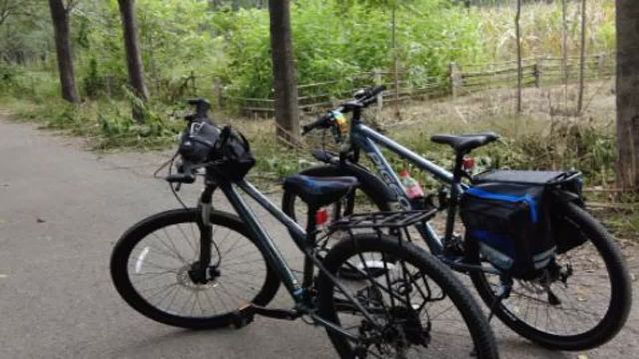 入手捷安特ATX830，开启北京秋日骑行，骑行穿梭顺义附近大集，罗马环岛，温榆河步道 - YouTube