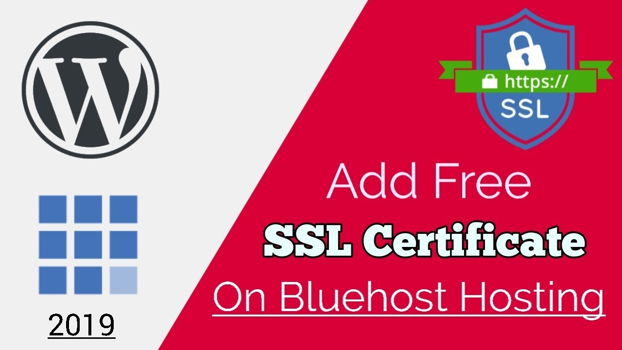 How to Get Free SSL Certificate on bluehost Hosting for Lifetime! [2020 ...