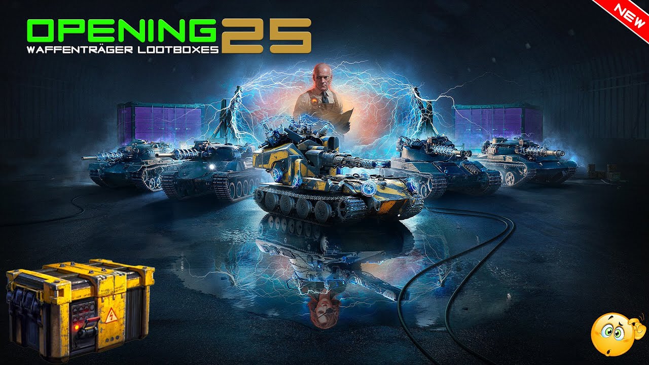 World Of Tanks : Opening 25 Boxes | Loot Boxes | Engineer's Crates ...