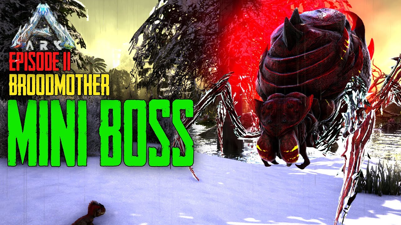 MiNi BOSS! BROODMOTHER | ARK Ice Age - YouTube