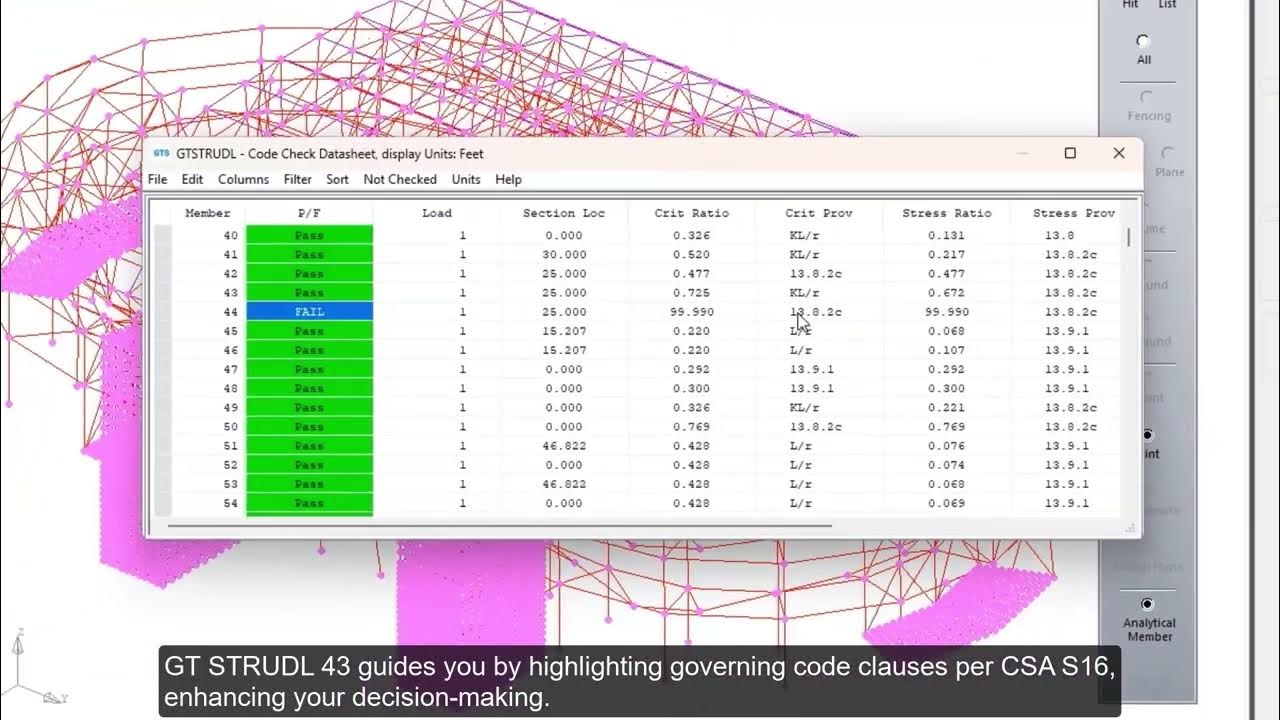 Discover what's new in GT STRUDL 43 - YouTube