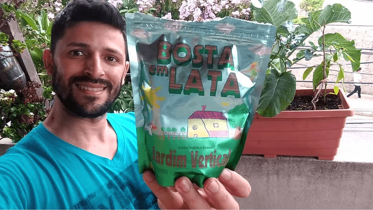 BOSTA EM LATA adubo ORGÂNICO | Saiba como usar nas suas plantas - YouTube