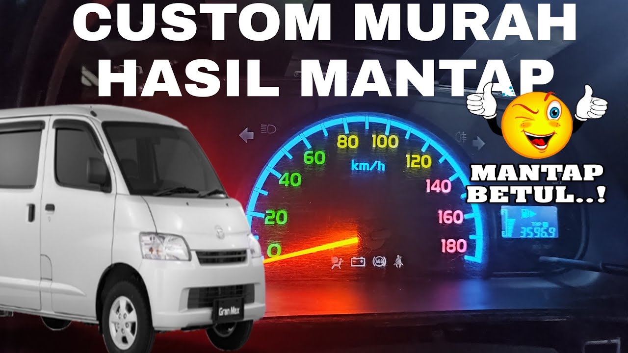 CUSTOM SPEEDOMETER GRAN MAX - YouTube