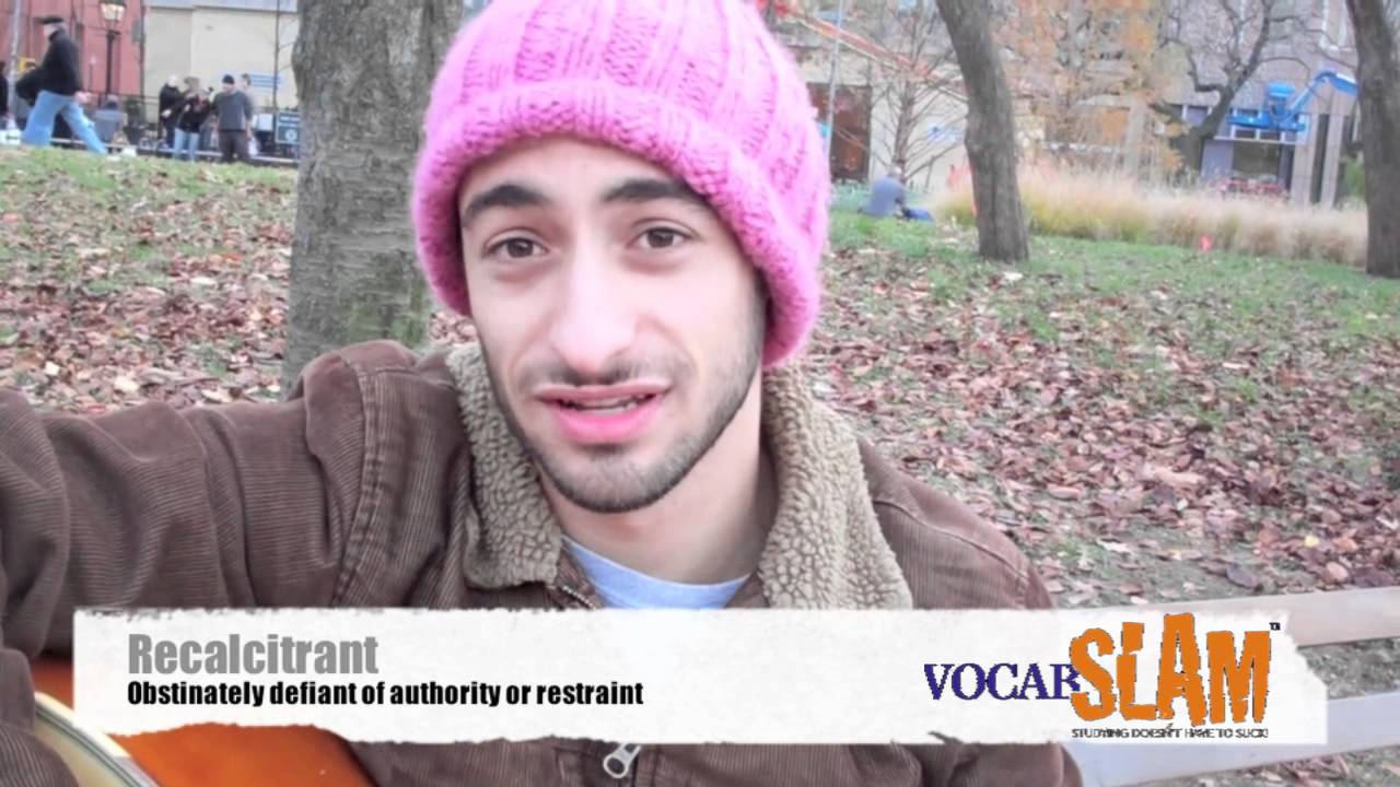 How to use RECALCITRANT in a sentence - YouTube