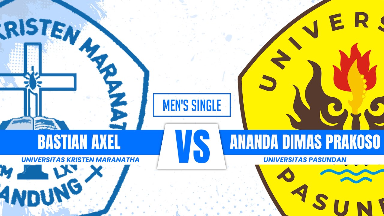 MARANATHA (BASTIAN AXELl) vs UNIV. PASUNDAN (ANANDA DIMAS) | MEN'S ...