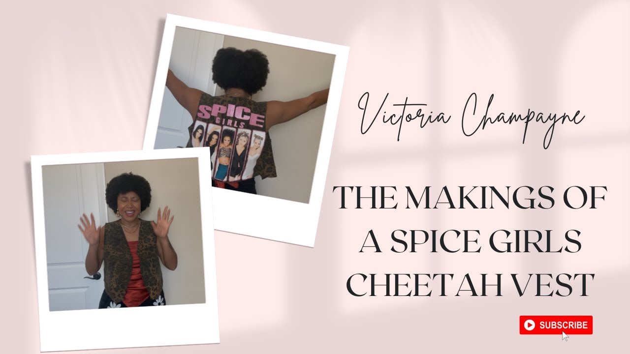 The Makings of a SPICE GIRLS cheetah vest - YouTube