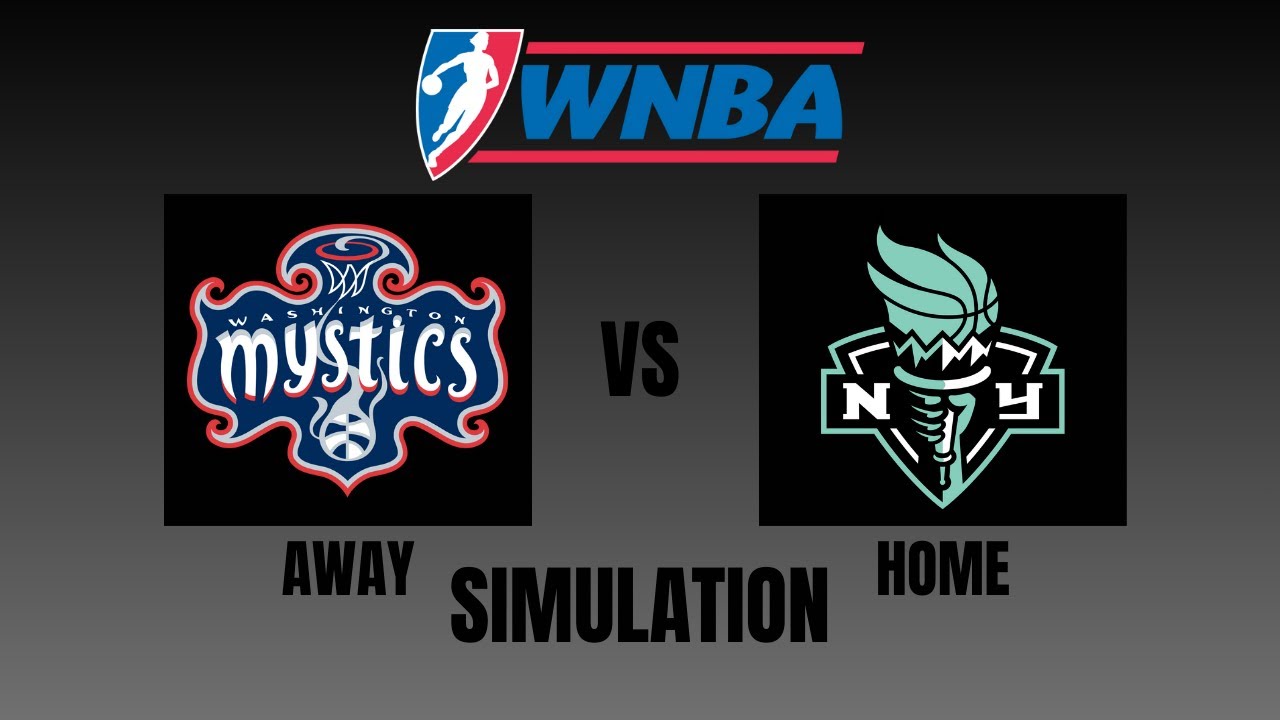 WNBA 2k 24 Full Match - Washington Mystics vs New York Liberty ...