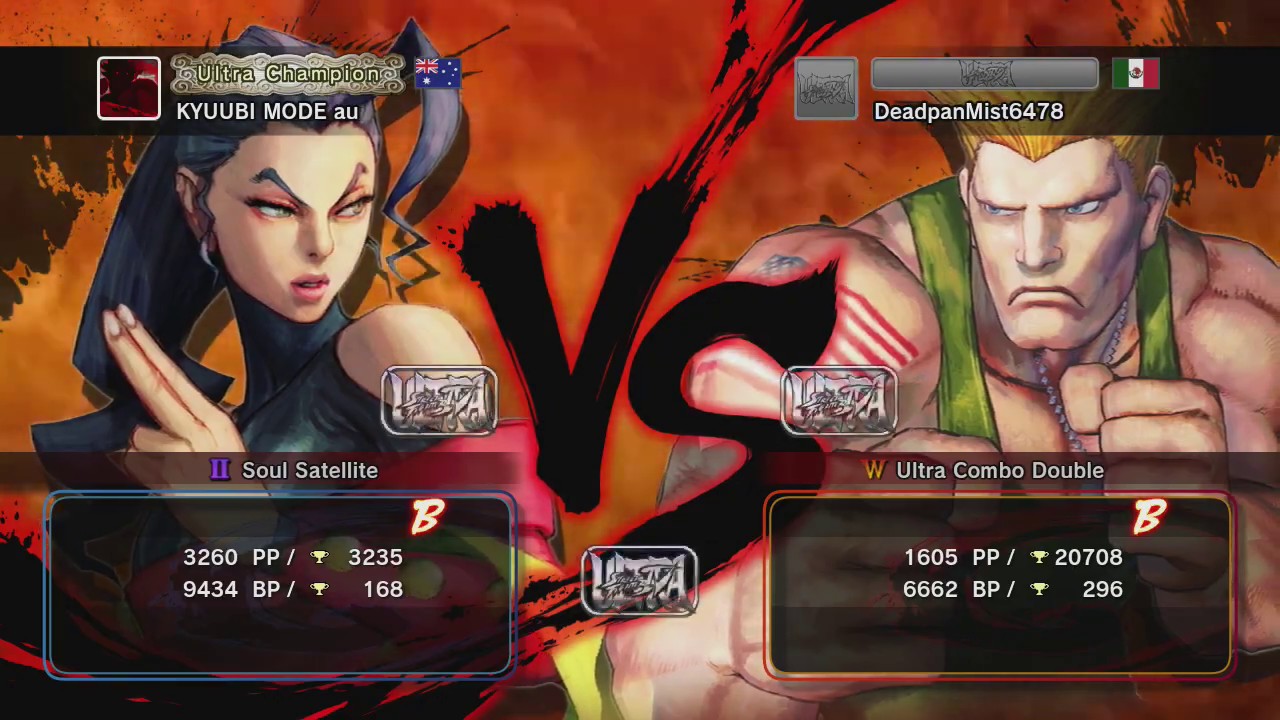 [USF4] KYUUBI MODE au (Rose) vs. DeadpanMist6478 (Guile) [Ranked Match ...
